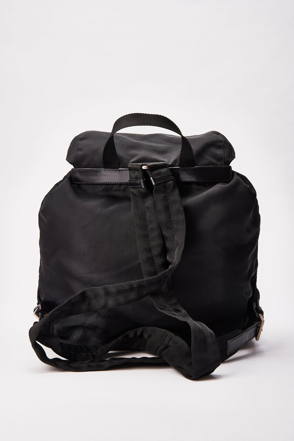 Prada Nylon Backpack - Black – The Hosta