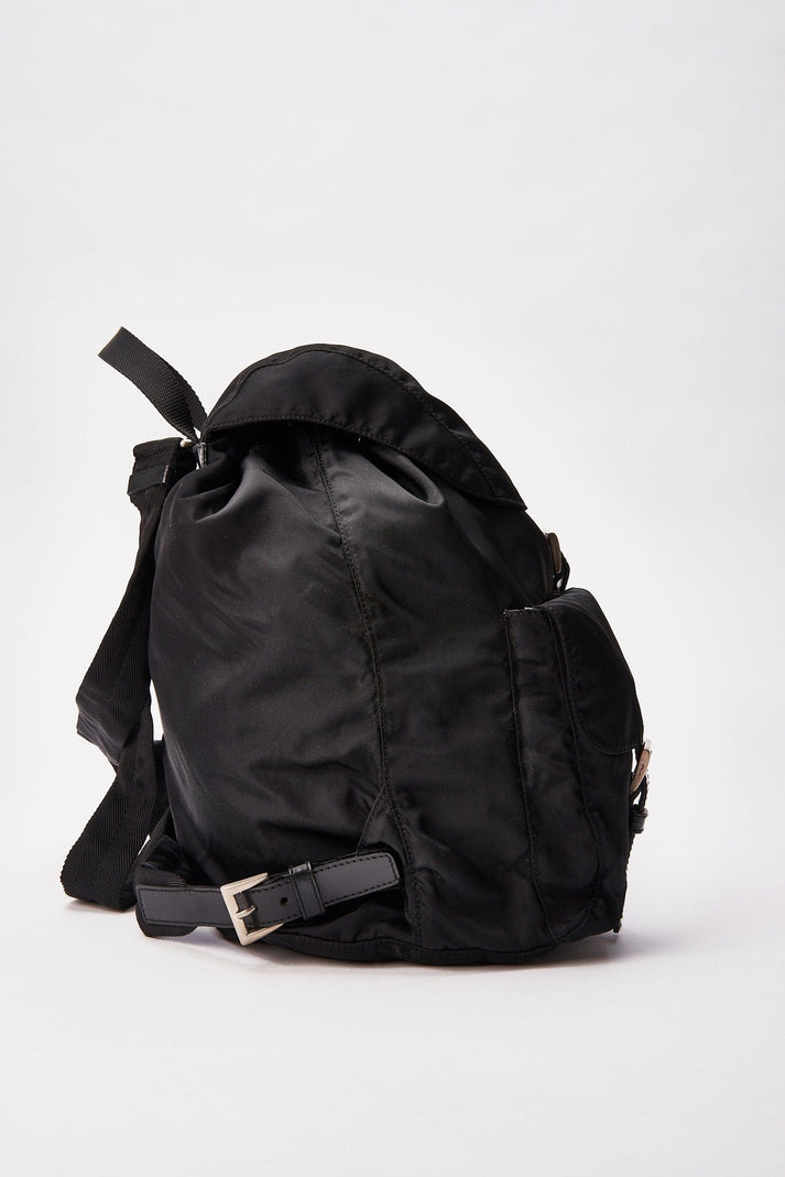 Prada Nylon Backpack - Black – The Hosta