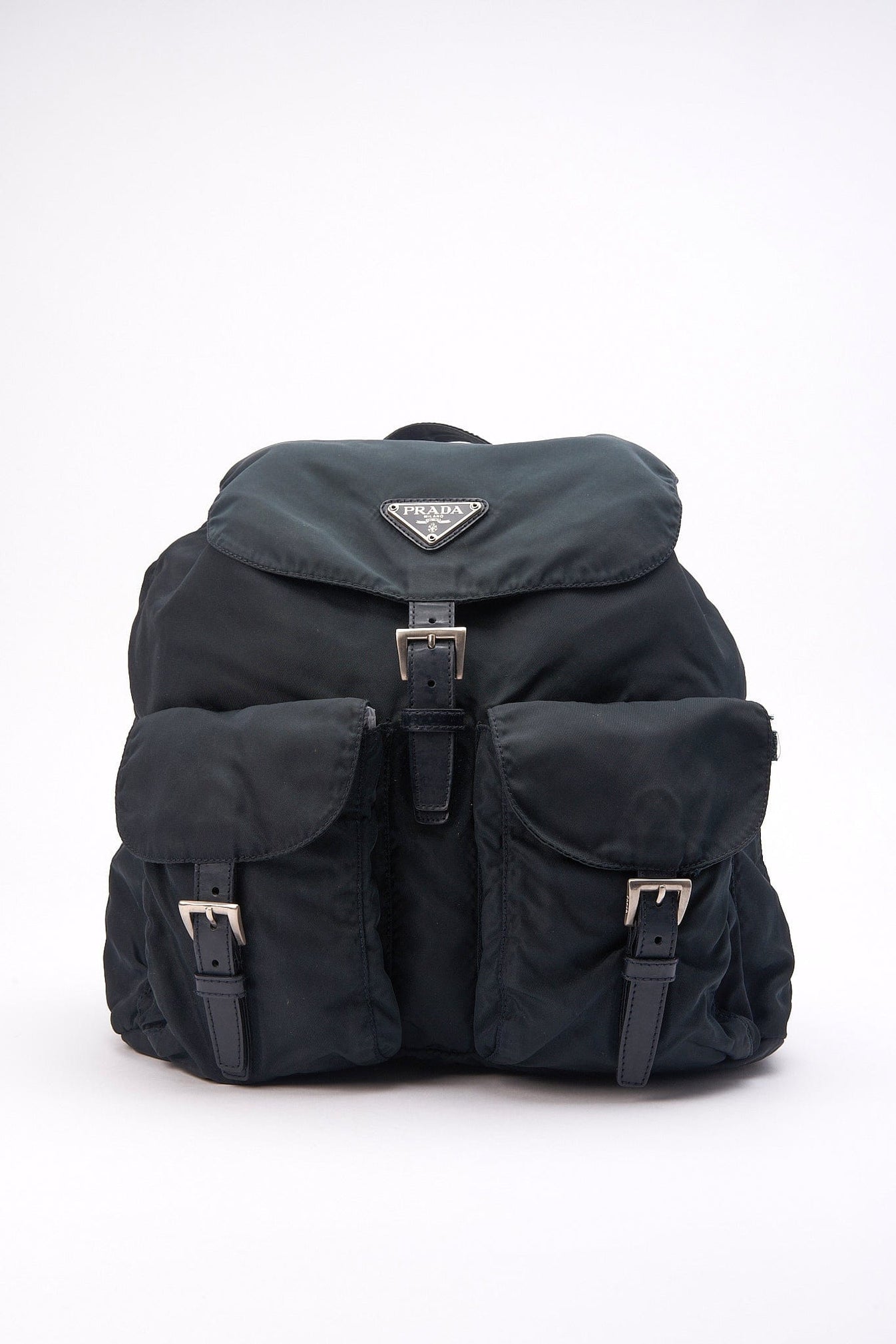 Prada Nylon Backpack - Navy – The Hosta